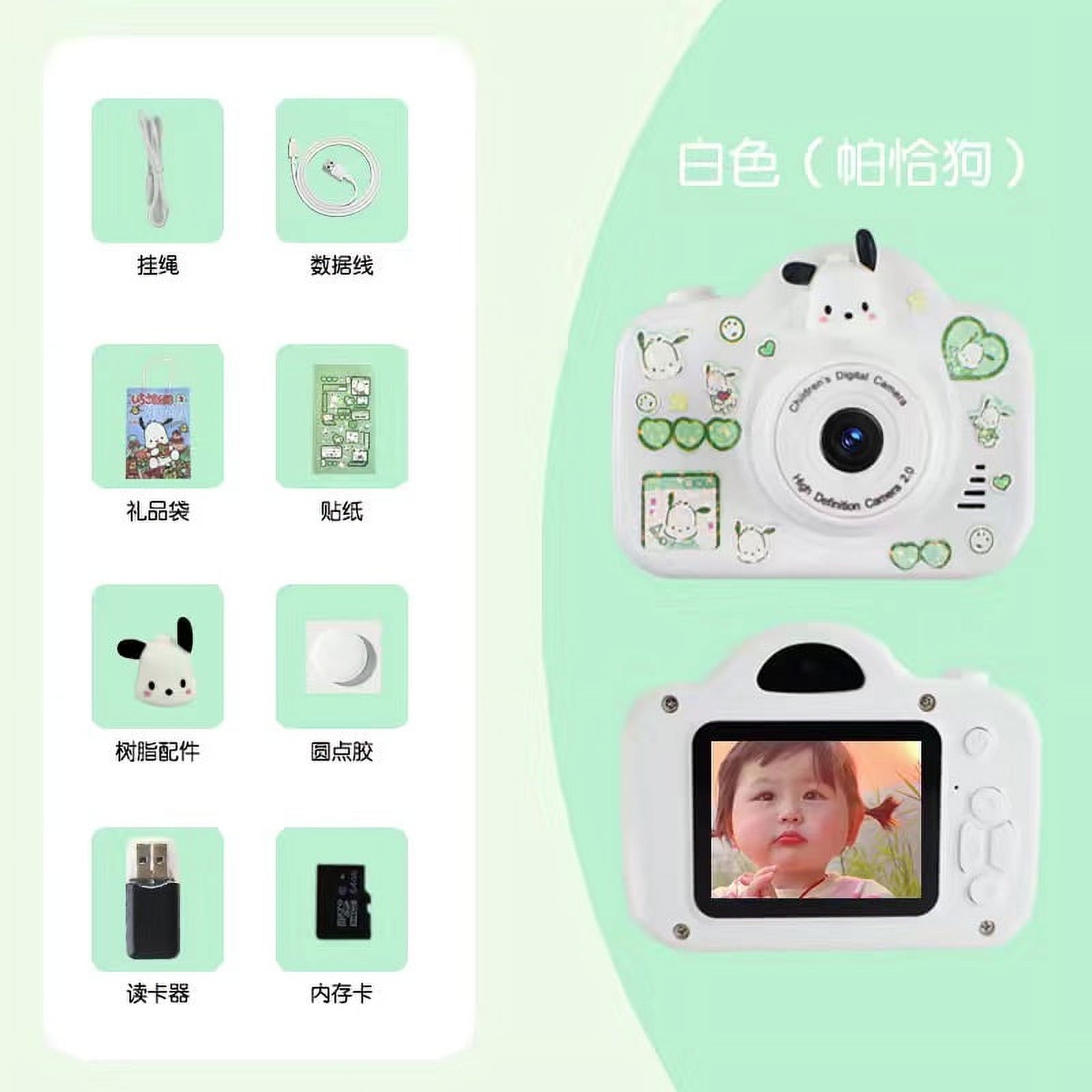 Kawaii Sanrio Camera High-Definition Dual Camera Kid Cartoon Kt Kuromi ...