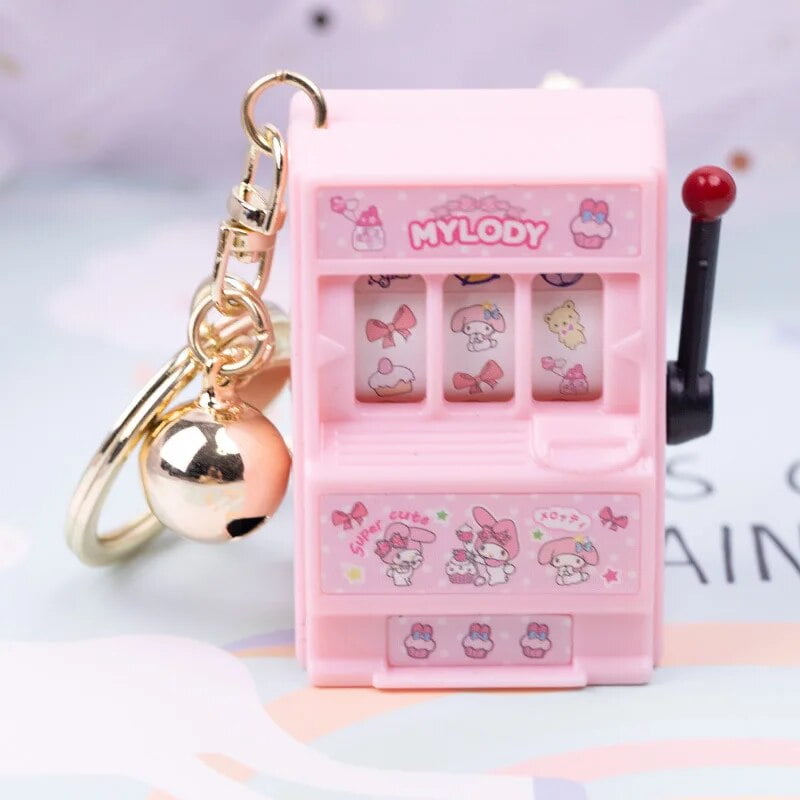 Kawaii Sanrio Casino Game Console KeyChain Melody Cinnamoroll Kuromi ...