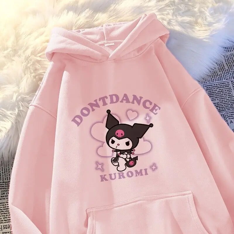 Kawaii Sanrio Children Sweatshirt Kuromi Cartoon Cute Anime Student ...