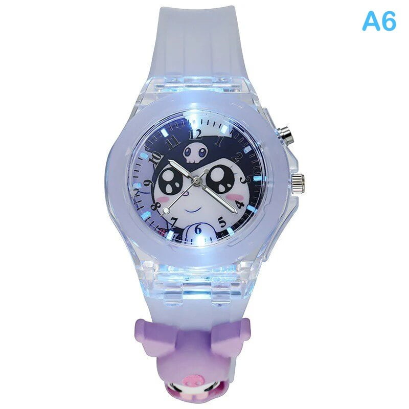 Kawaii Sanrio Children's Watch My Melody Kuromi Cinnamoroll Cute Anime ...