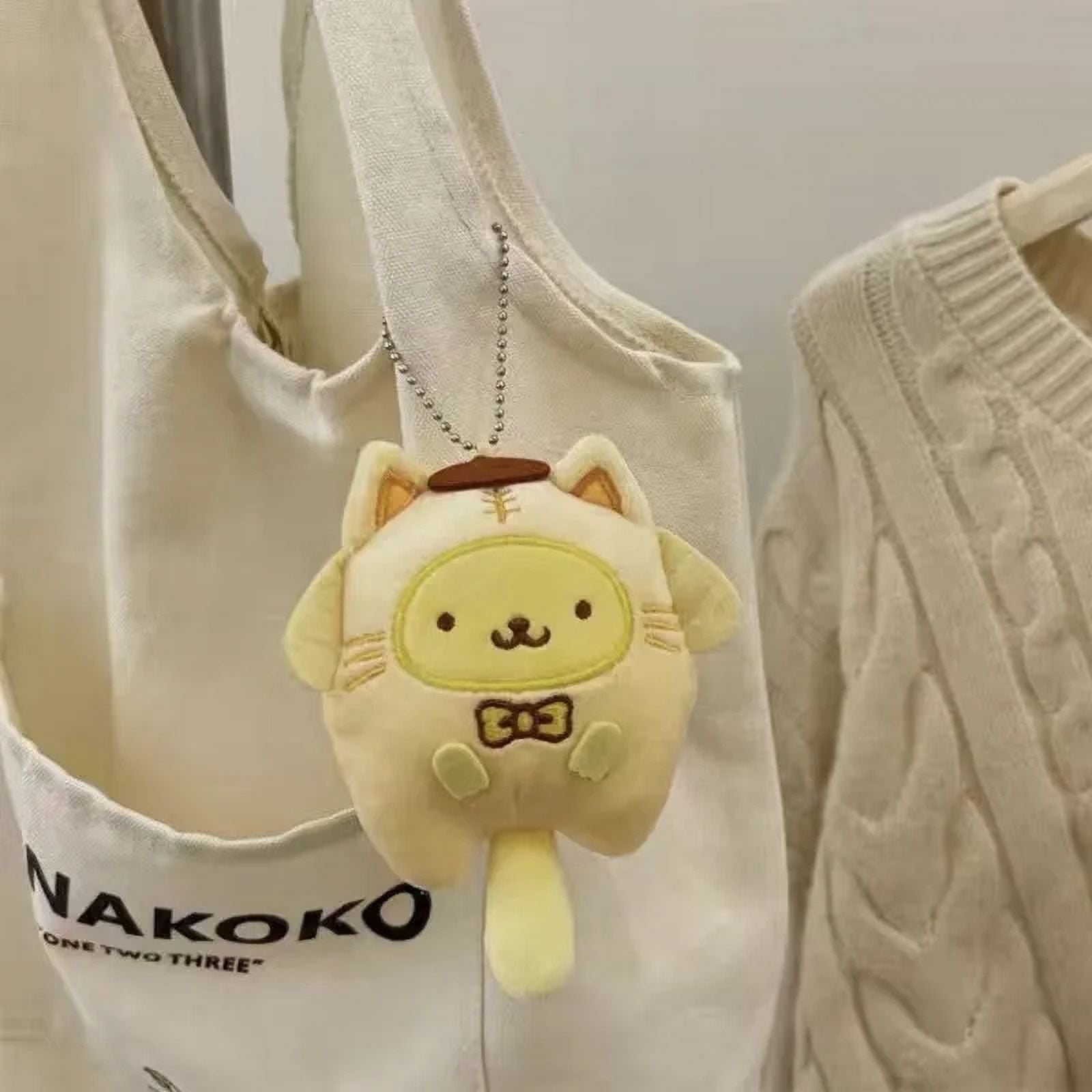 Kawaii Sanrio Cinnamoroll Anime Plush Doll Pendant Bad Badtz Maru Hello ...