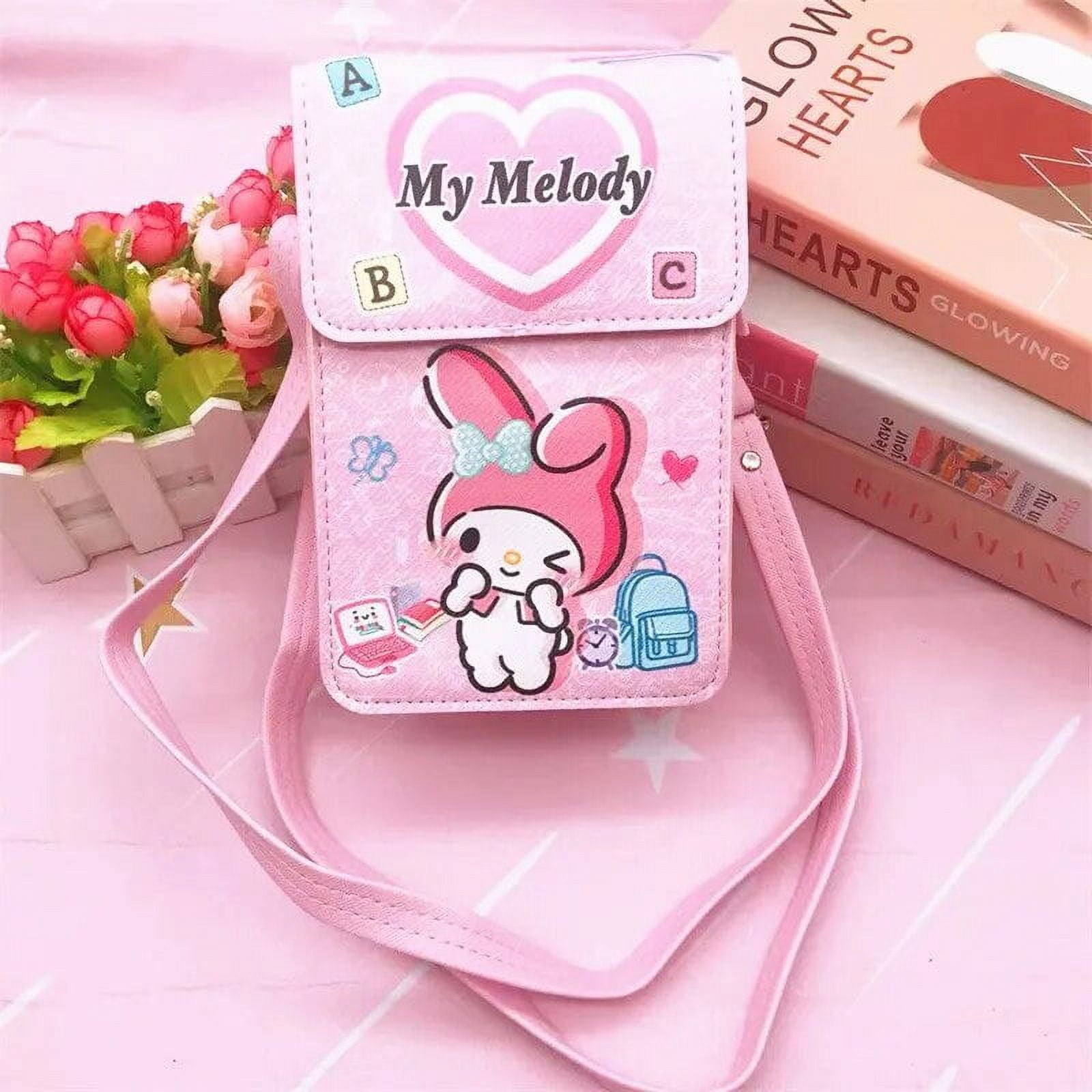 Kawaii Sanrio Crossbody Bags Cartoon Hello Kitty Kuromi Magnetic Buckle ...