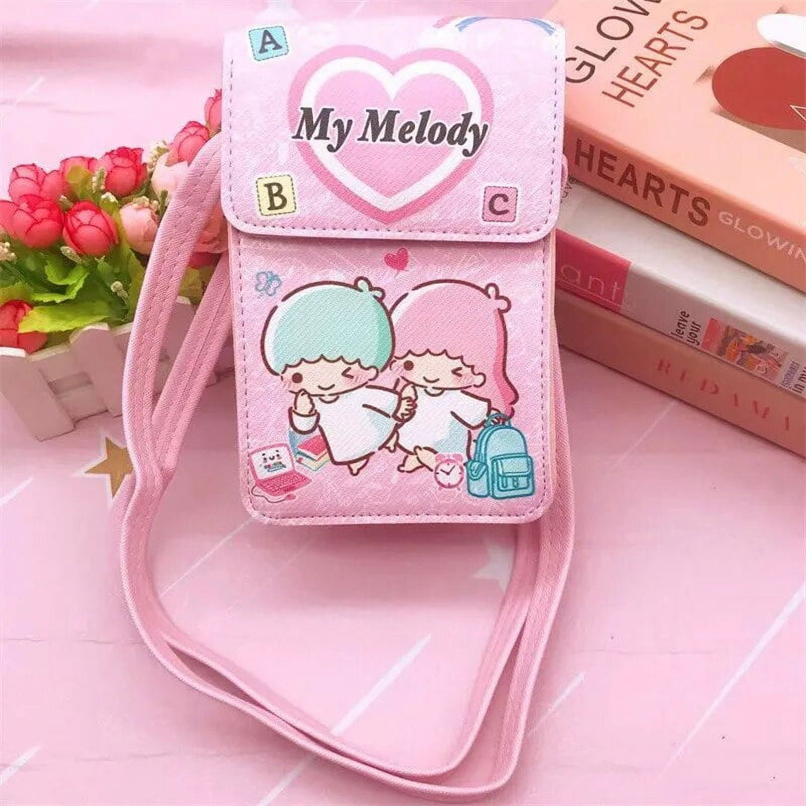 Kawaii Sanrio Crossbody Bags Cartoon Hello Kitty Kuromi Magnetic Buckle ...