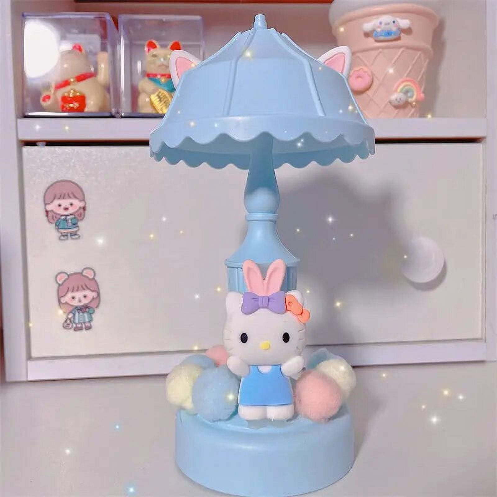 Kawaii Sanrio Diy Night Light Table Lamp Usb Hello Kitty Cinnamoroll ...