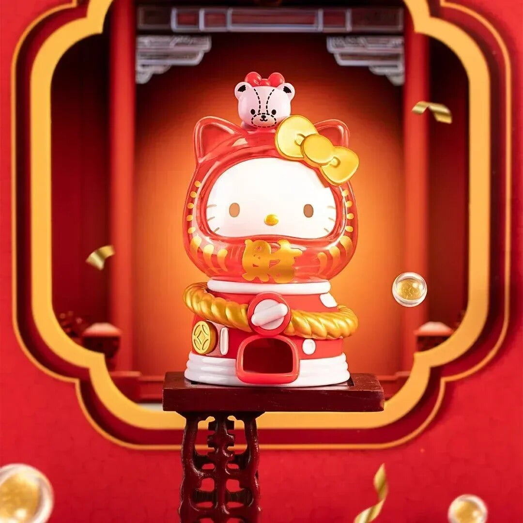 Kawaii Sanrio Egg Twisting Figure Cinnamoroll Pochacco Tumbler Purin ...