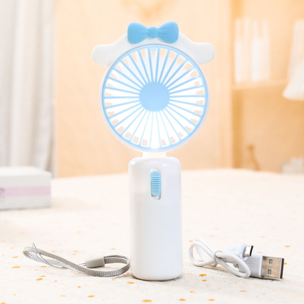 Kawaii Sanrio Electric Fan Cute Kuromi Cinnamoroll My Melody Cartoon ...