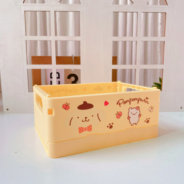 Kawaii Sanrio Foldable Storage Box Anime Cartoon Hello Kitty Kuromi ...