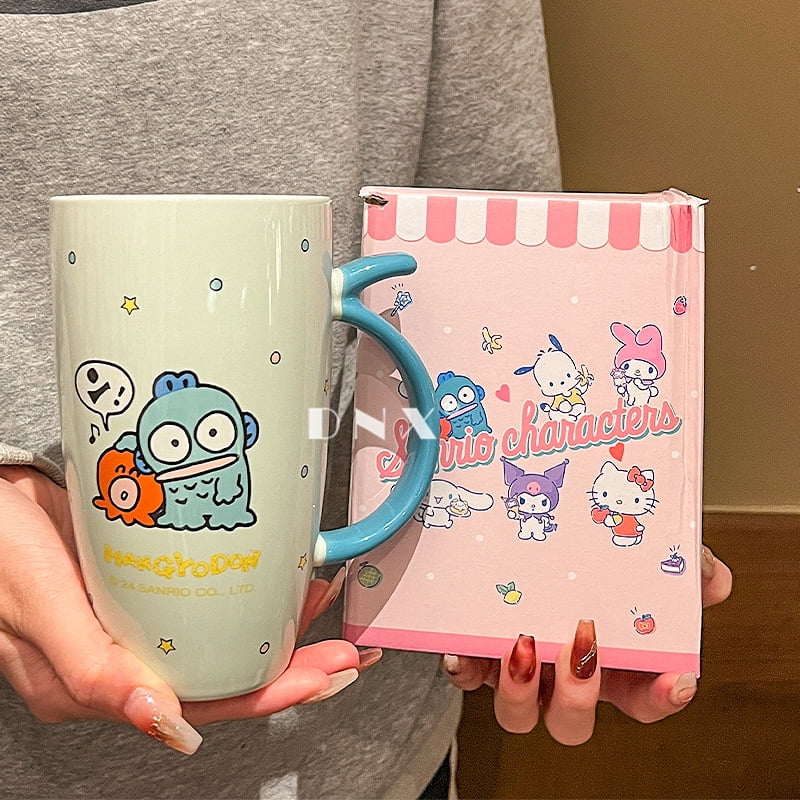 Kawaii Sanrio Fruit Series Hello Kititys Ceramic Cup Girls Kuromi ...