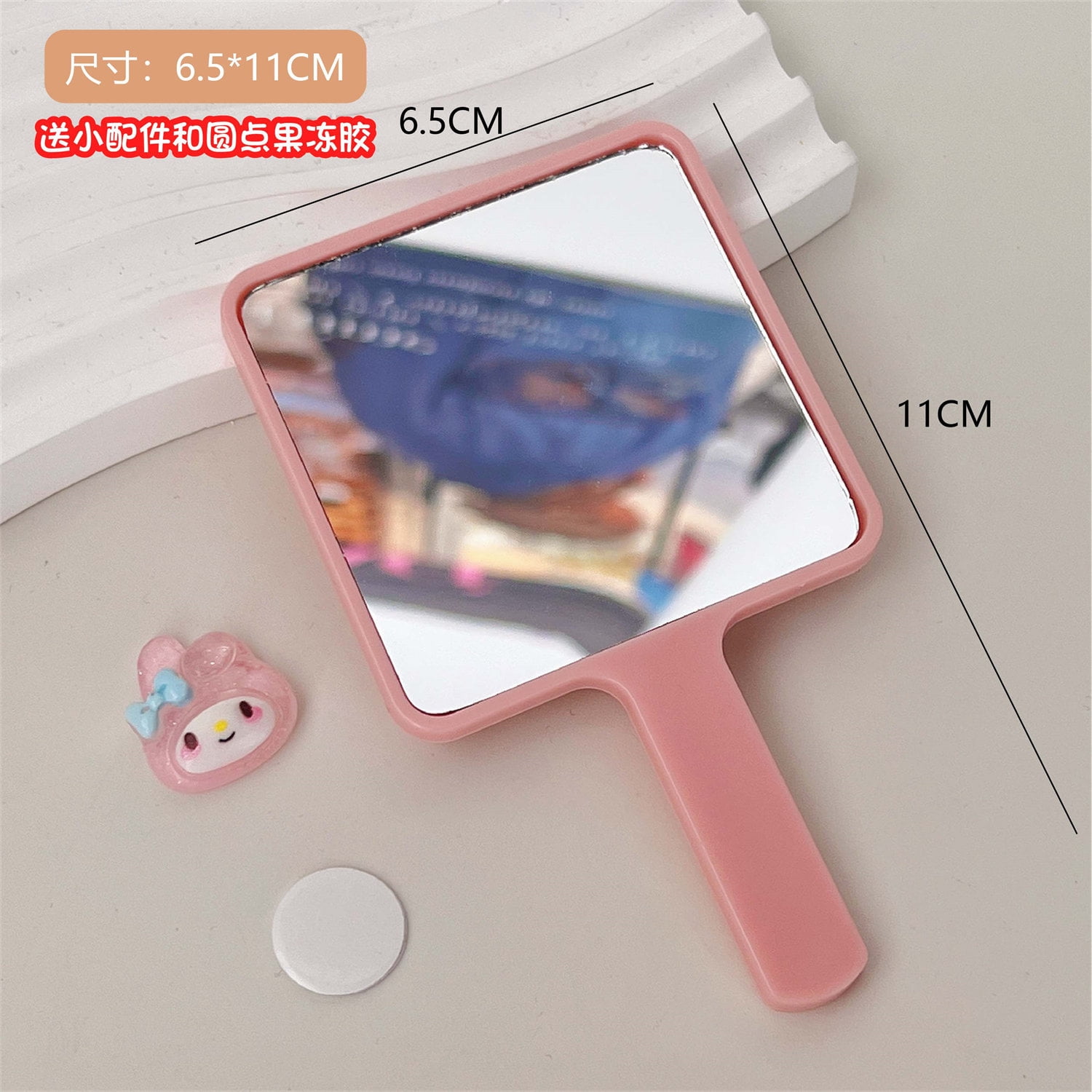 Kawaii Sanrio Handheld Cosmetic Mirror Hellokitty Kuromi Cinnamorroll ...