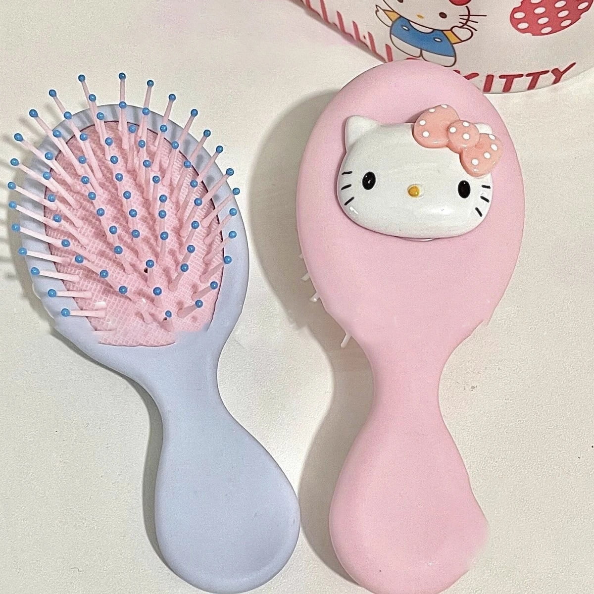 Kawaii Sanrio Hello Kitty Airbag Comb Anime Kuromi My Melody Rib ...