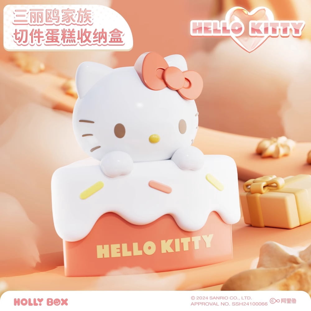 Kawaii Sanrio Hello Kitty Anime Figure Cinnamoroll Kuromi Mymelody ...