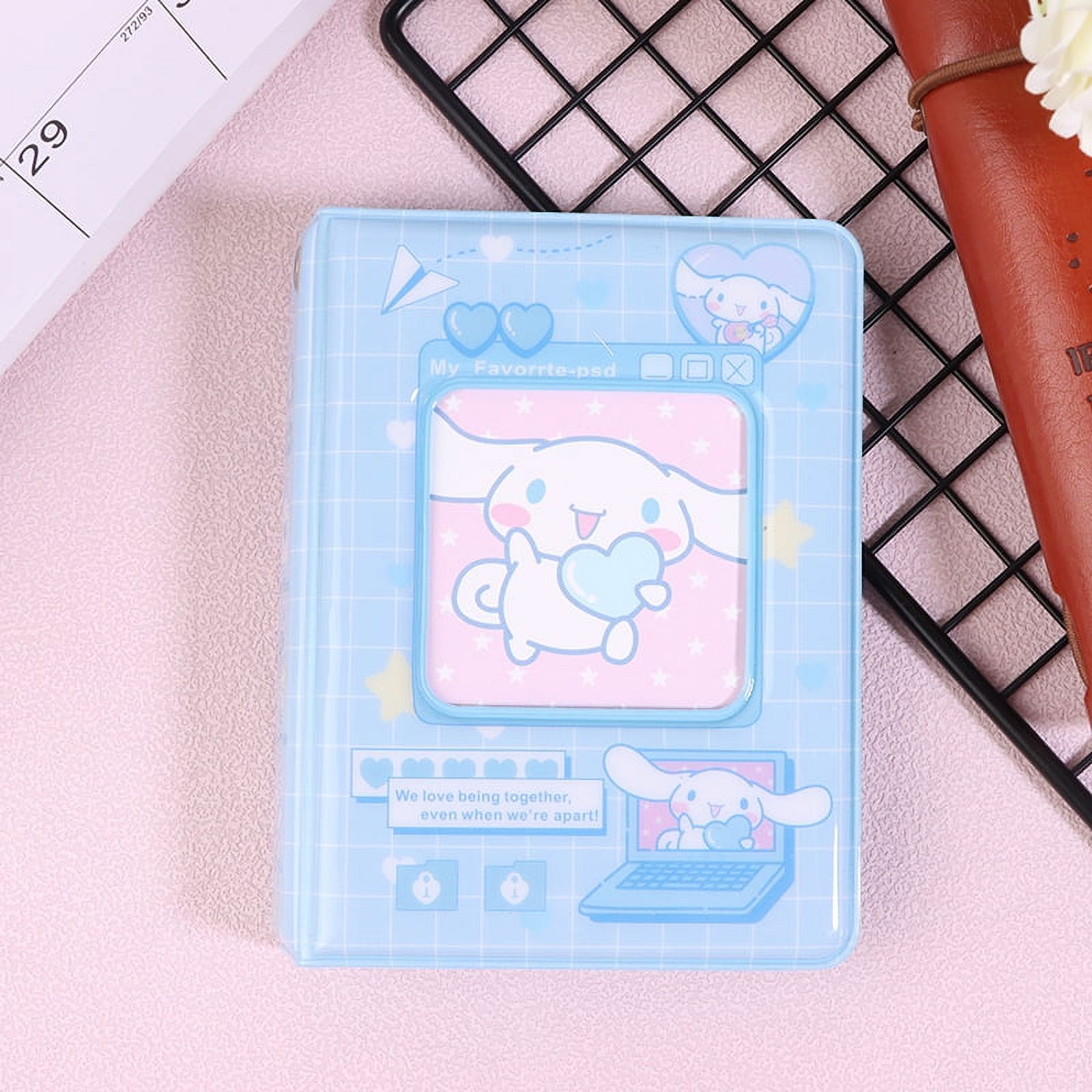 Kawaii Sanrio Hello Kitty Card Book Photo Album Anime Kuromi Melody ...