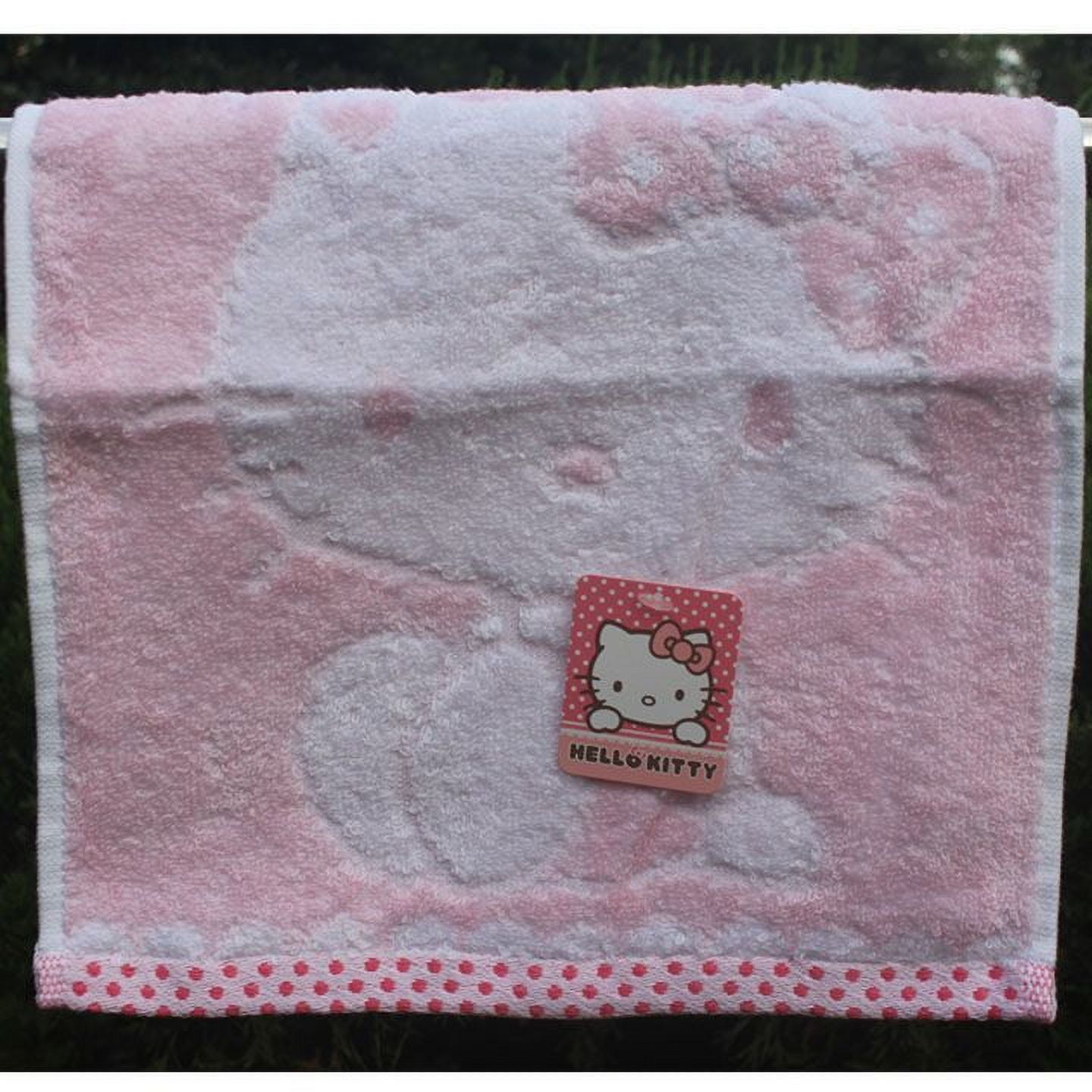 Kawaii Sanrio Hello Kitty Cartoon Cute Pure Cotton Absorbent Towel ...