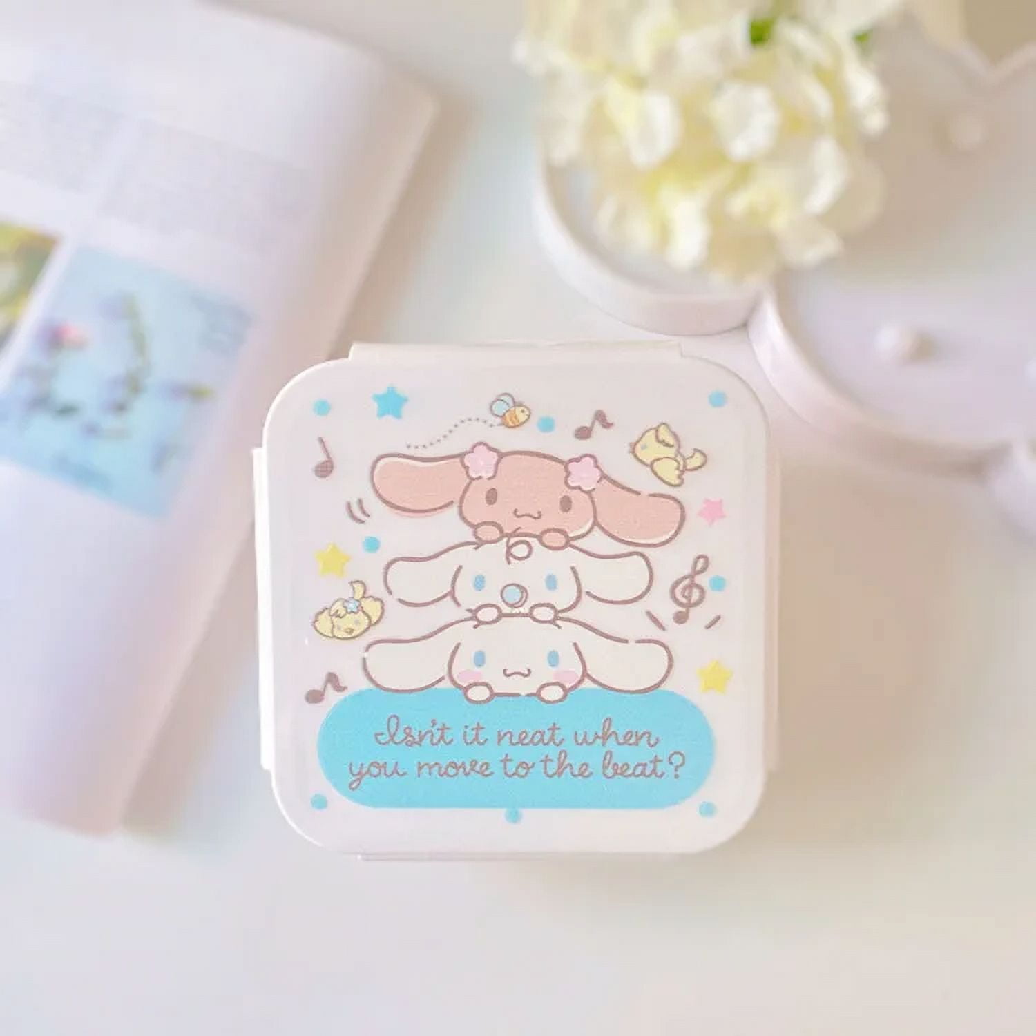 Kawaii Sanrio Hello Kitty Cartoon Lunch Box Anime Kuromi Lunch Bento ...