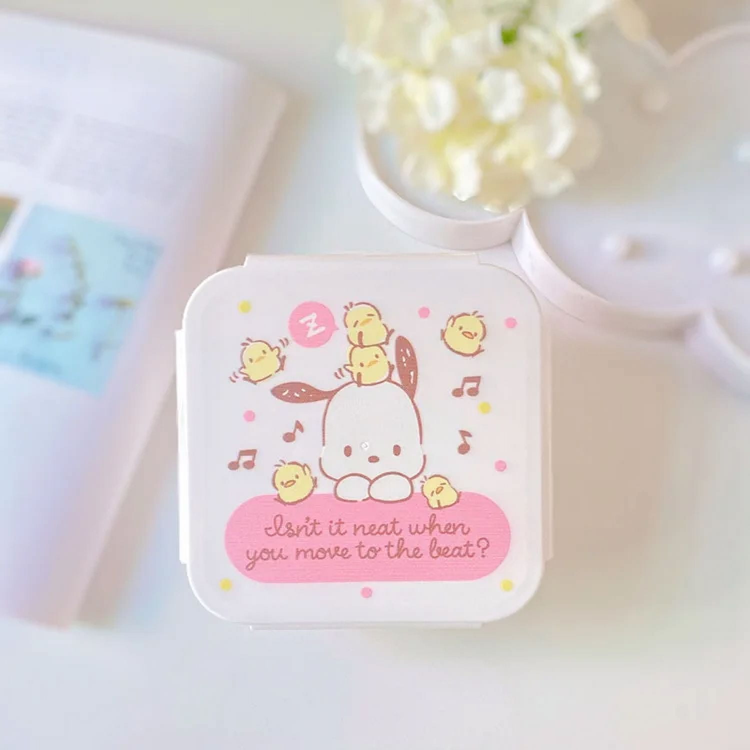 Kawaii Sanrio Hello Kitty Cartoon Lunch Box Anime Kuromi Lunch Bento ...