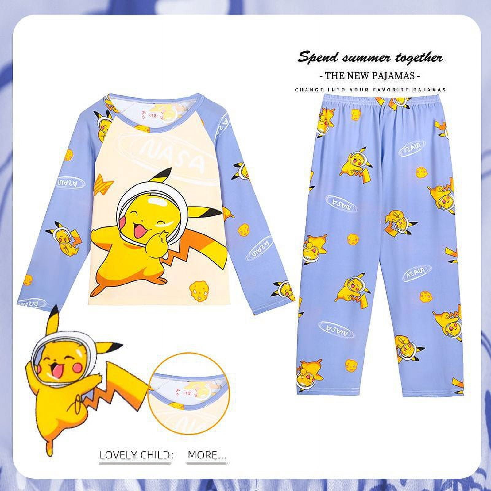 Kawaii Sanrio Hello Kitty Cinnamoroll Kuromi Children's Pajamas Anime ...