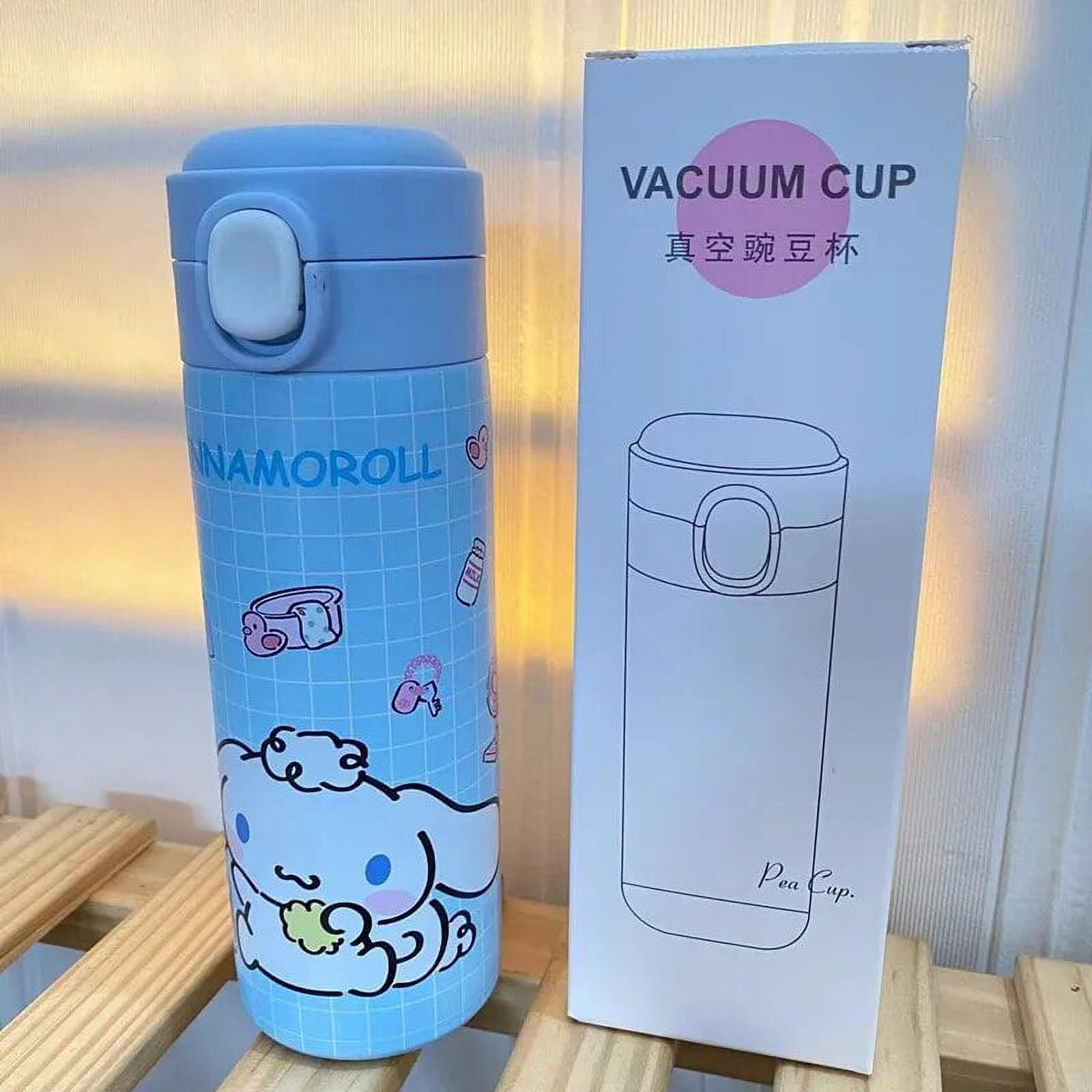 Kawaii Sanrio Hello Kitty Cinnamoroll Kuromi Thermos Cup Cartoon 304 Stainless Steel Water Cup ...