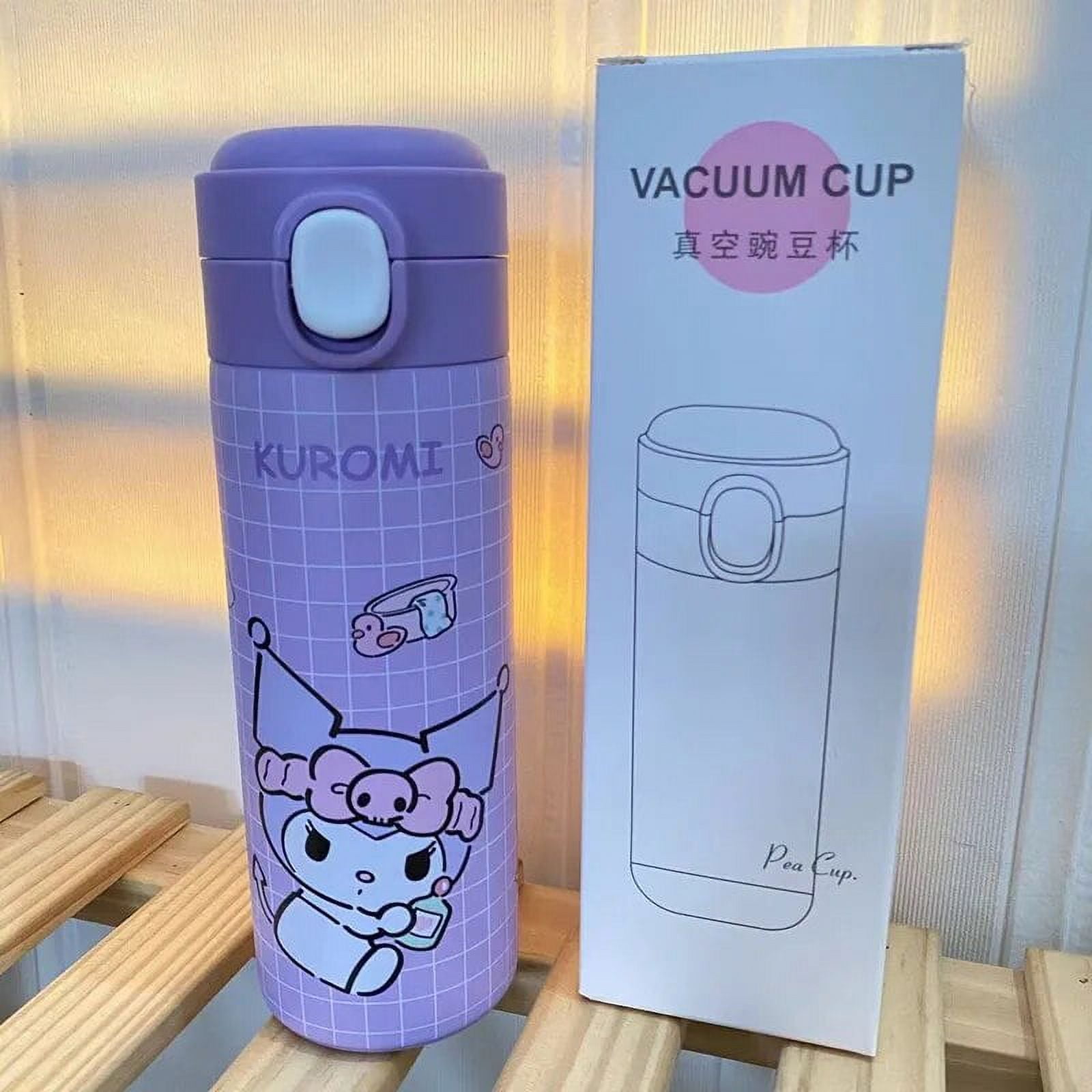 Kawaii Sanrio Hello Kitty Cinnamoroll Kuromi Thermos Cup Cartoon 304 Stainless Steel Water Cup ...
