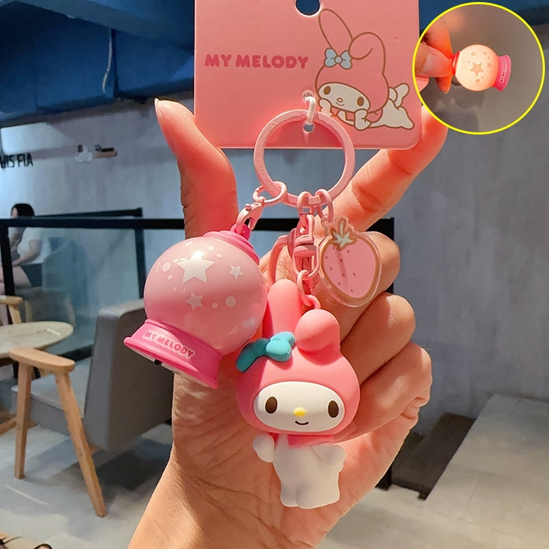 Kawaii Sanrio Hello Kitty Hang Yo Don Originality Glow CARS Ordinary Key Tool Outfit Backpack ...