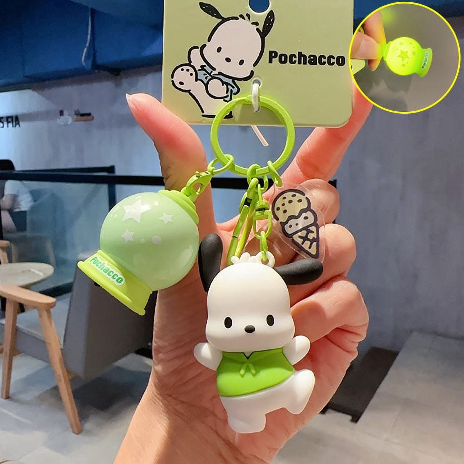 Kawaii Sanrio Hello Kitty Hang Yo Don Originality Glow CARS Ordinary Key Tool Outfit Backpack ...