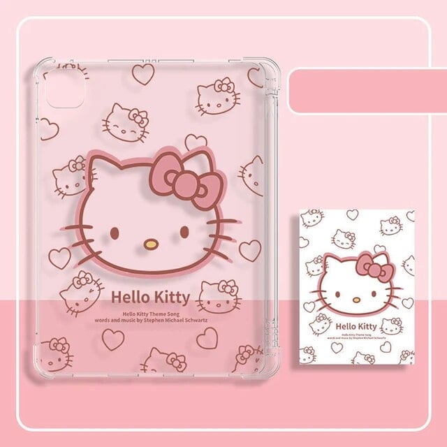 Kawaii Sanrio Hello Kitty Ipad Protective Case Cartoon Ipad Pro 2022/ ...