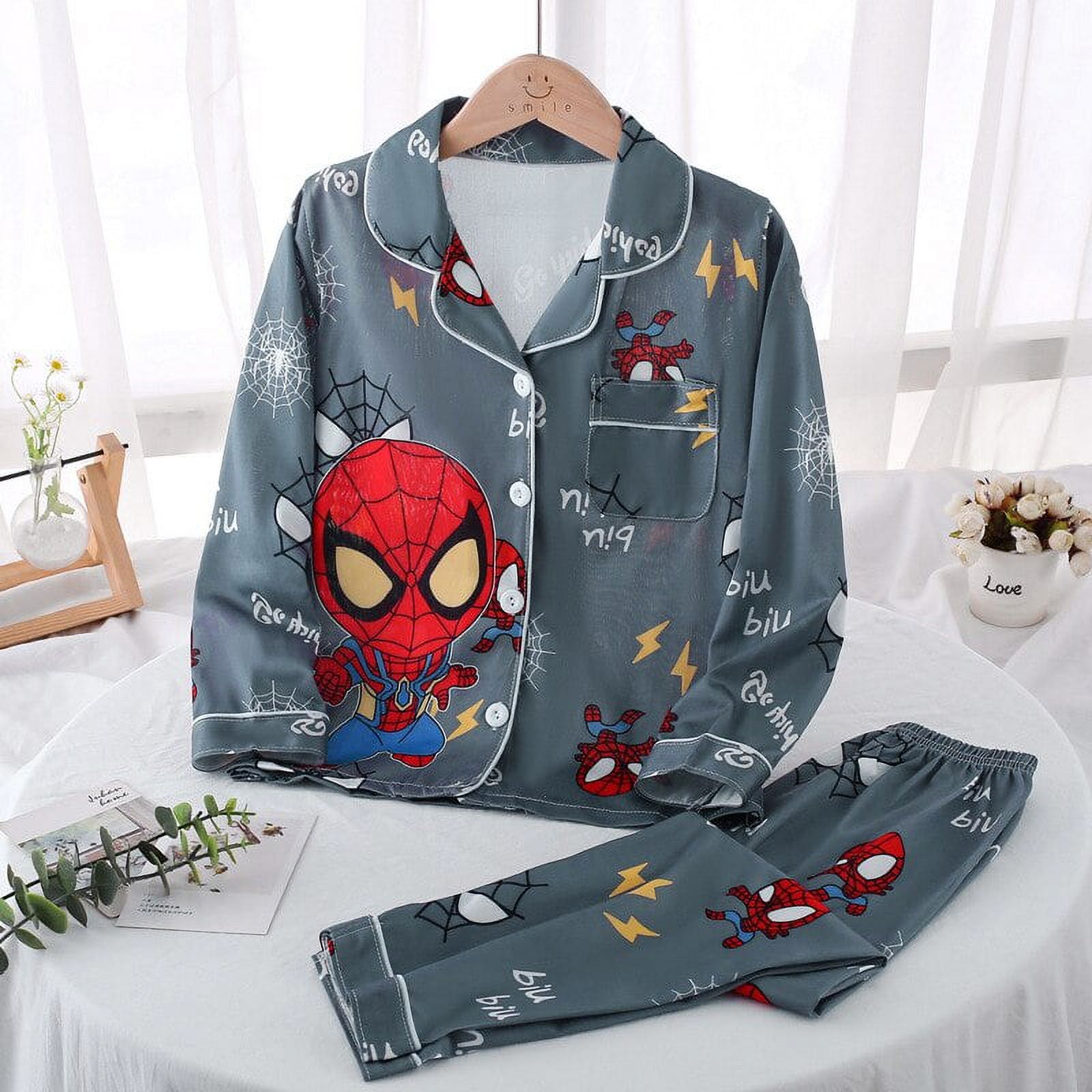 Kawaii Sanrio Hello Kitty Kuromi Children Long-sleeved Pajamas Anime ...