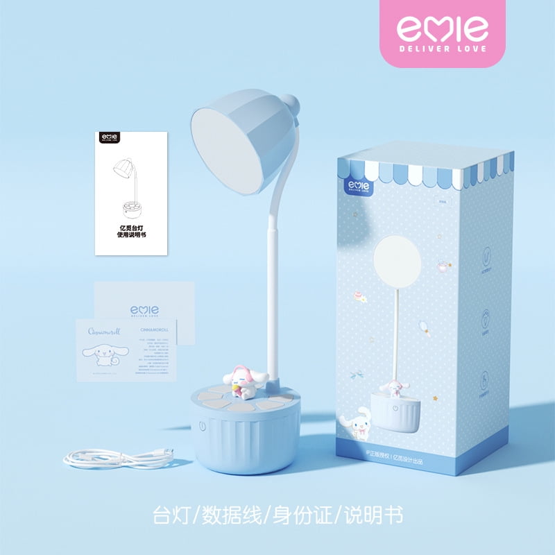 Kawaii Sanrio Hello Kitty Kuromi Cinnamoroll Desk Lamp Anime Figure Usb ...