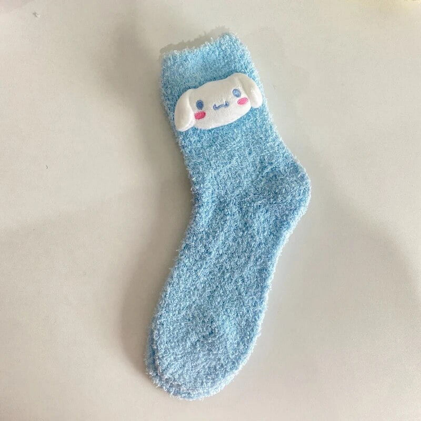 Kawaii Sanrio Hello Kitty Kuromi My Melody Cinnamoroll Plush Sock Anime ...