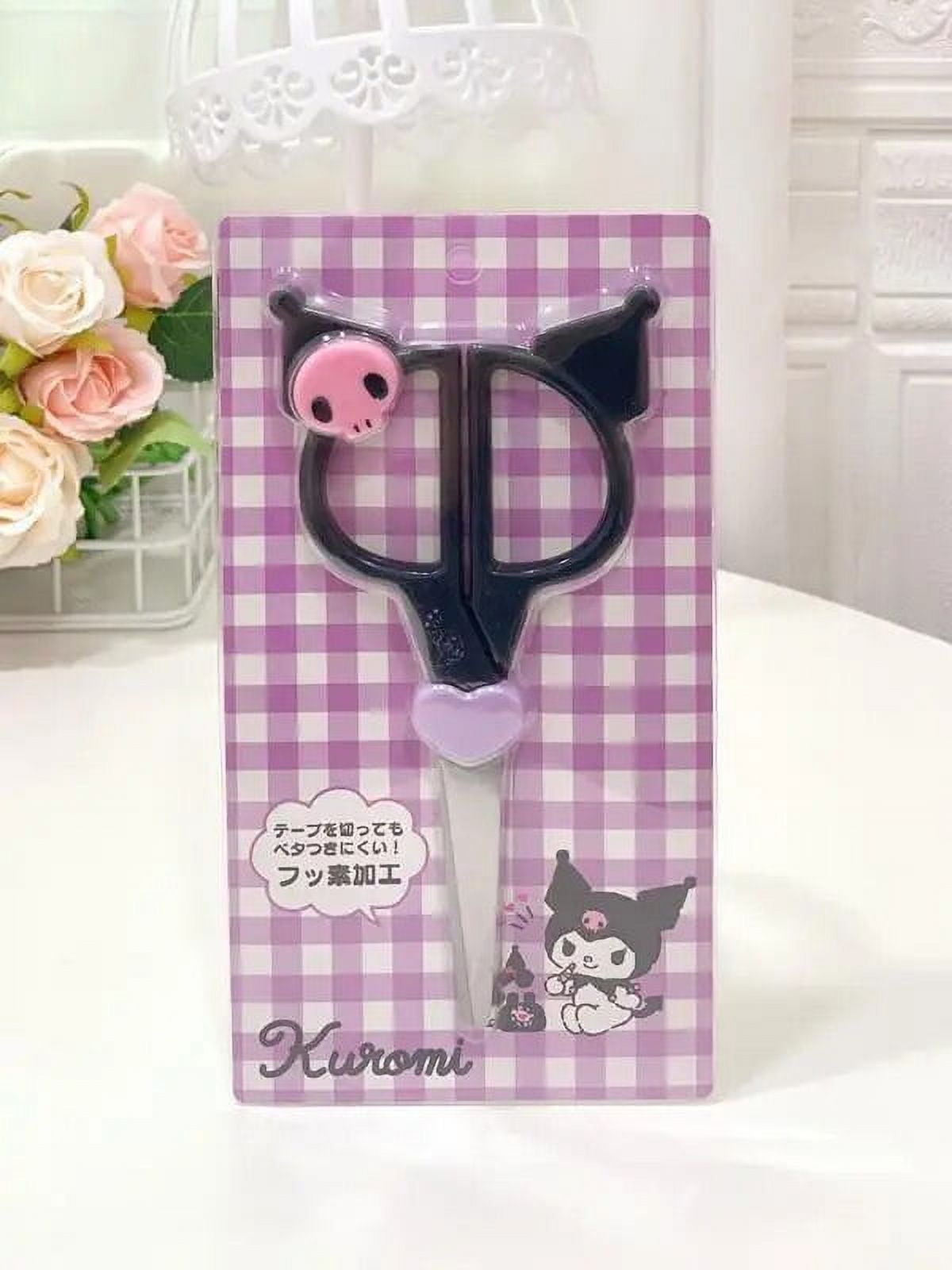 Kawaii Sanrio Hello Kitty Kuromi Scissors Portable Stainless Steel ...
