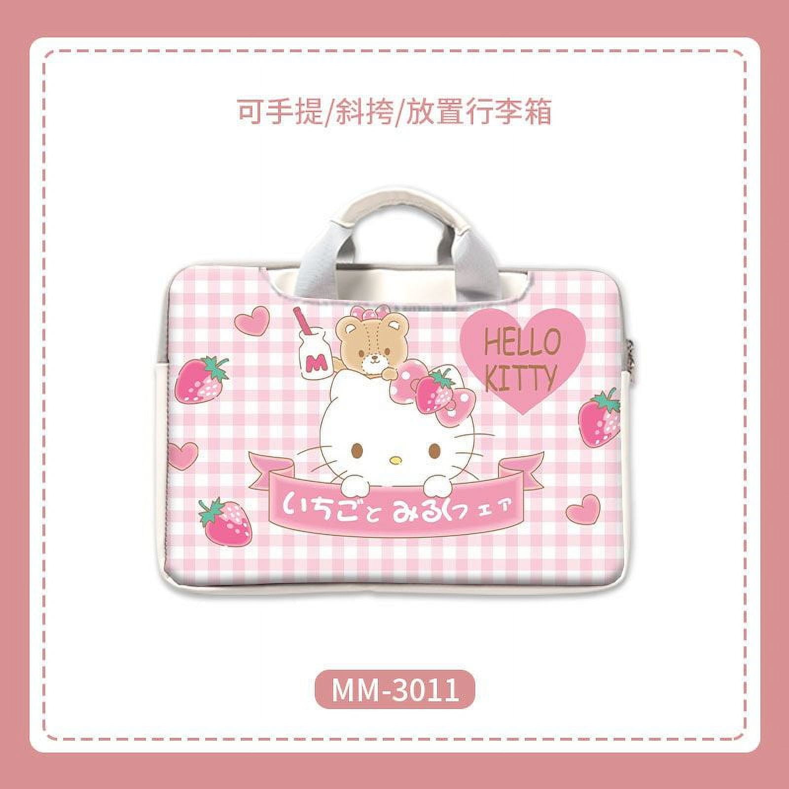 Kawaii Sanrio Hello Kitty Laptop Bag Waterproof Storage Notebook Bag 13 ...