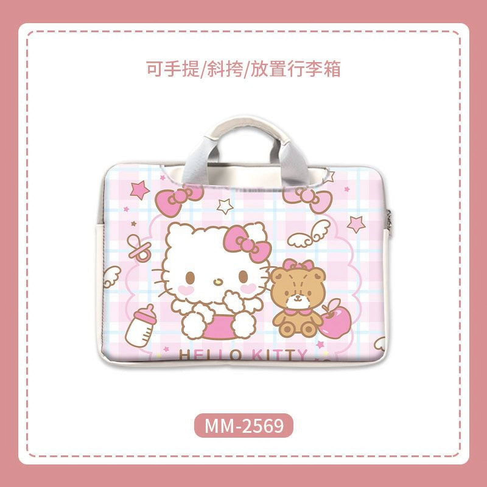 Kawaii Sanrio Hello Kitty Laptop Bag Waterproof Storage Notebook Bag 13 ...