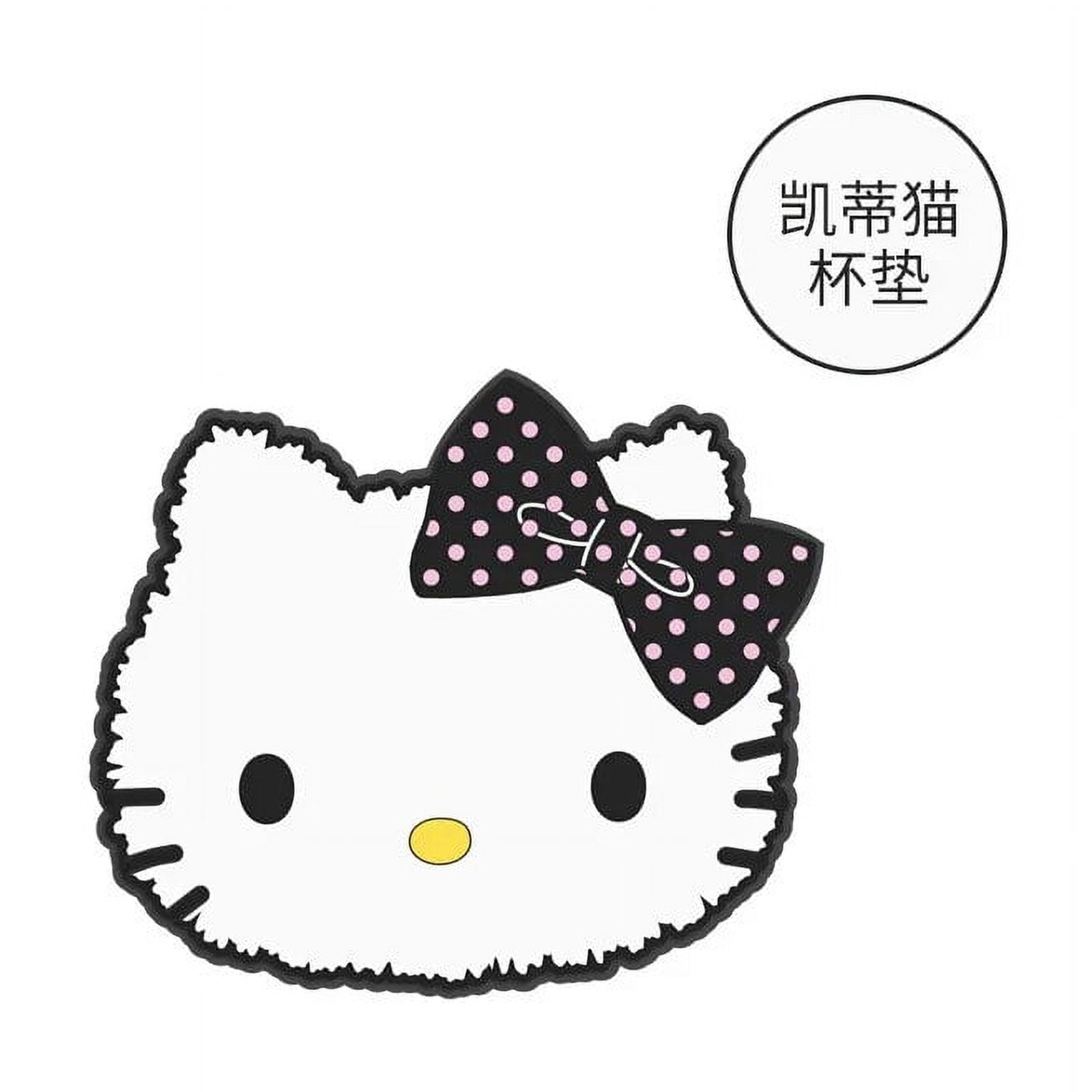 Kawaii Sanrio Hello Kitty My Melody Kuromi PVC Coasters Desktop ...