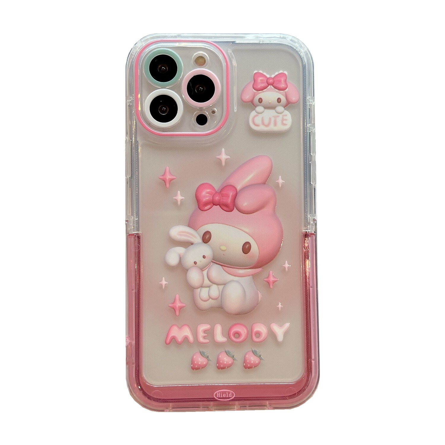 Kawaii Sanrio Hello Kitty MyMelody Cartoon Clear Phone Cases For iPhone ...