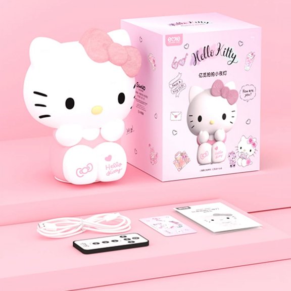 Sanrio Hello Kitty Glitter Motion Mood Light | 12 Inches Tall - Walmart.com