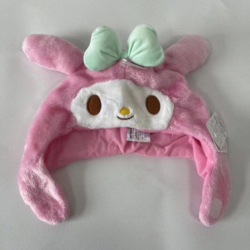 Kawaii Sanrio Hello Kitty Plush Hats My Melody Pompompurin Sweet ...