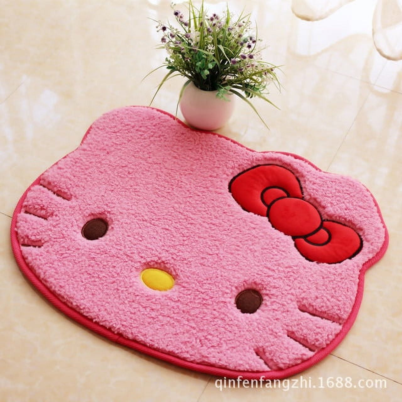 Kawaii Sanrio Hello Kitty Rug Anime Bedroom Bathromm Carpet Girls ...