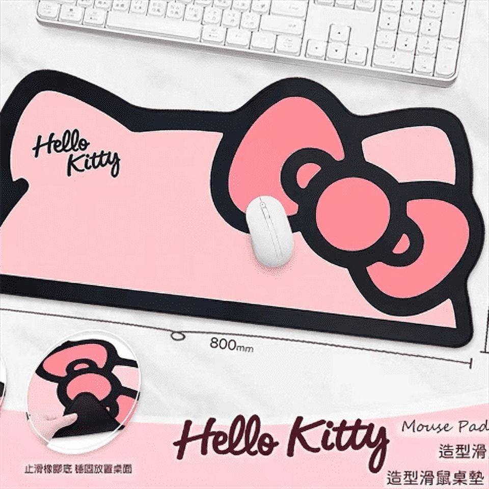 Kawaii Sanrio Hello Kitty Shape Mouse Pad Large Gaming Mouse Mat ...
