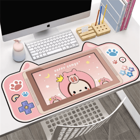Kawaii Sanrio Hello Kitty Shape Mouse Pad Large Gaming Mouse Mat ...