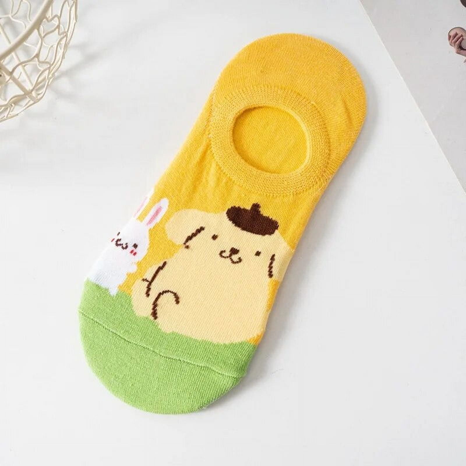 Kawaii Sanrio Hello Kitty Sock Cute Cartoon My Melody Cinnamoroll Girls ...
