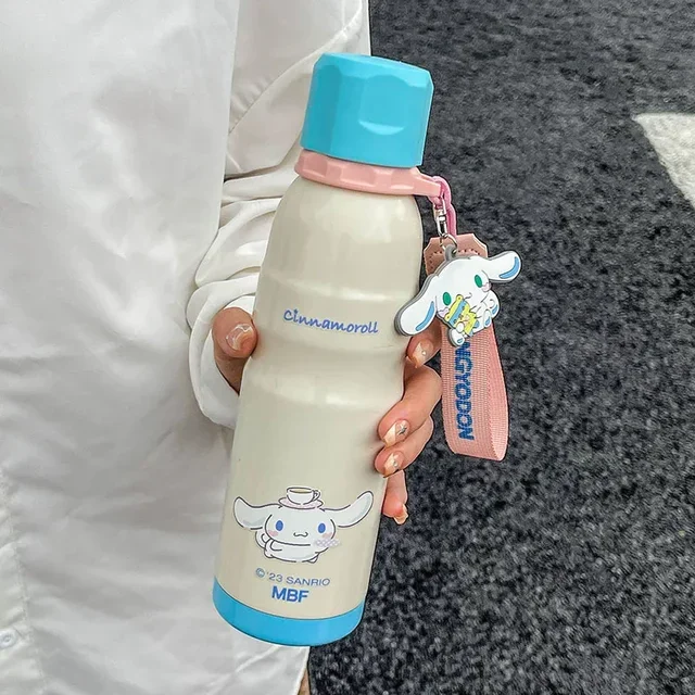 Kawaii Sanrio Hello Kitty Sports Thermal Cup Anime Cinnamoroll My ...