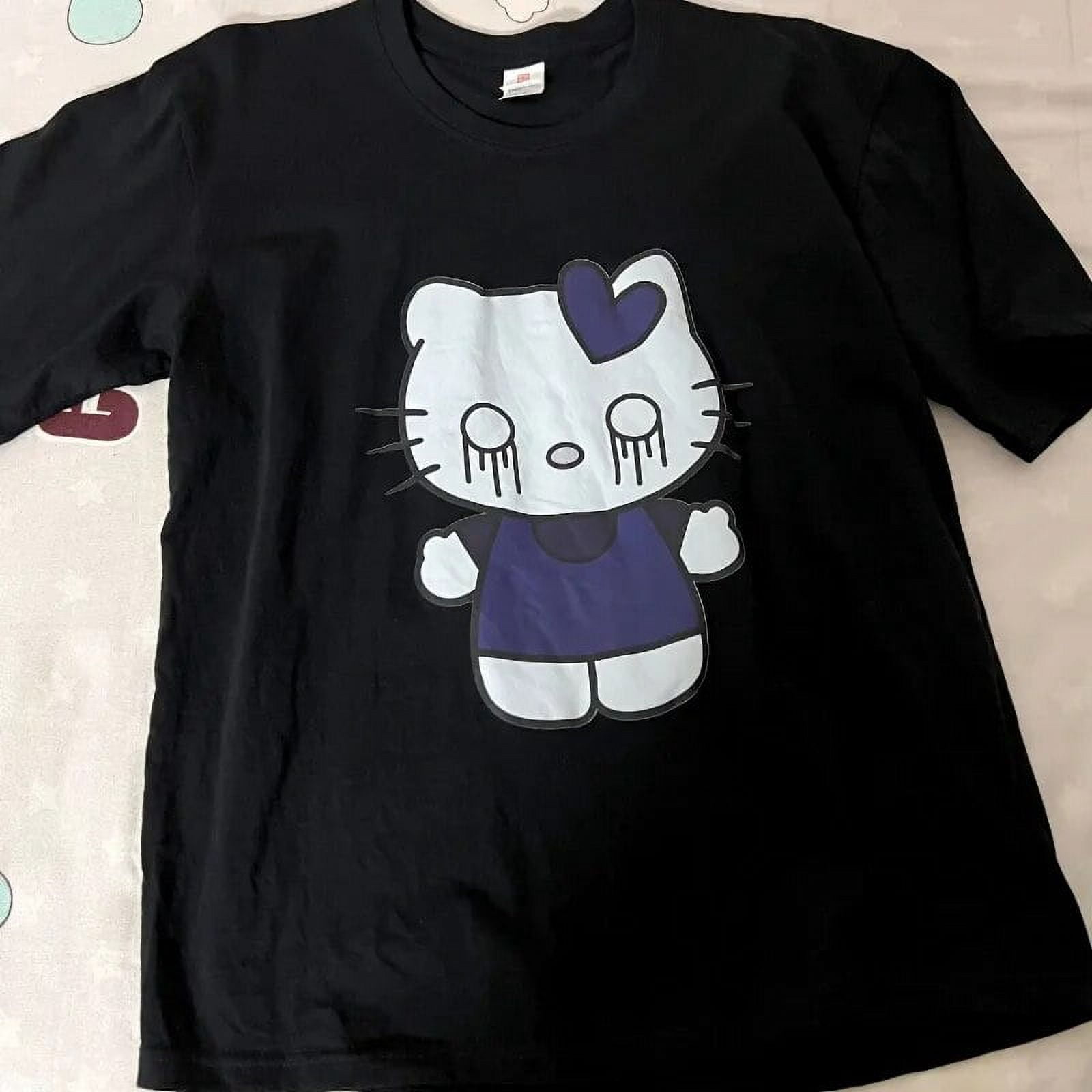 Kawaii Sanrio Hello Kitty T-Shirts Cartoon Cinnamoroll Anime Kuromi ...