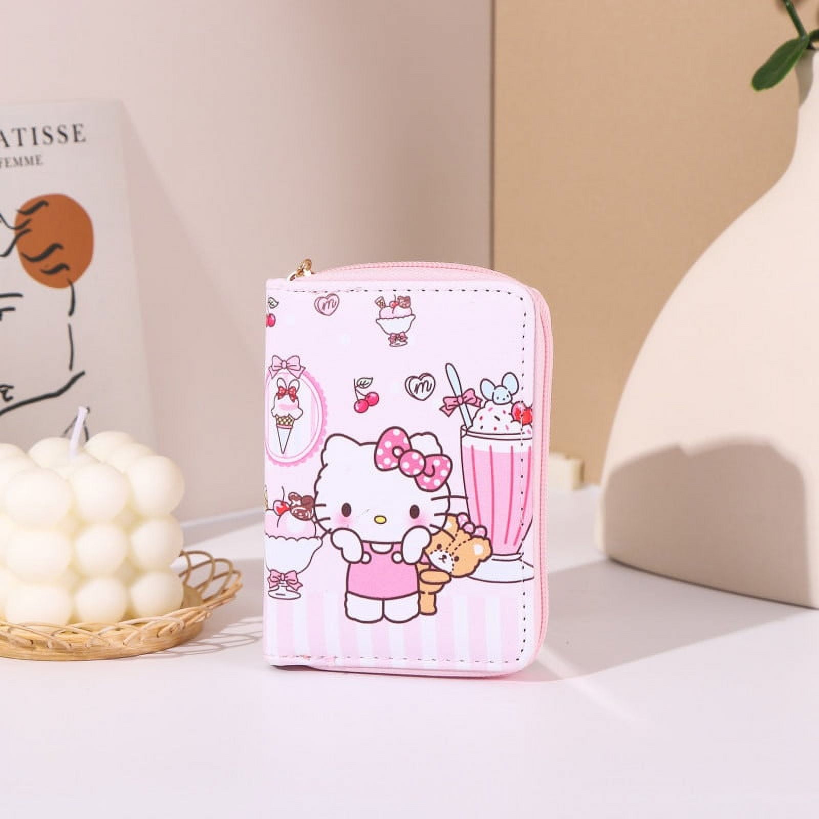 Kawaii Sanrio Hello Kitty Y2K Coin Purse Anime Cartoon Cute Students ...