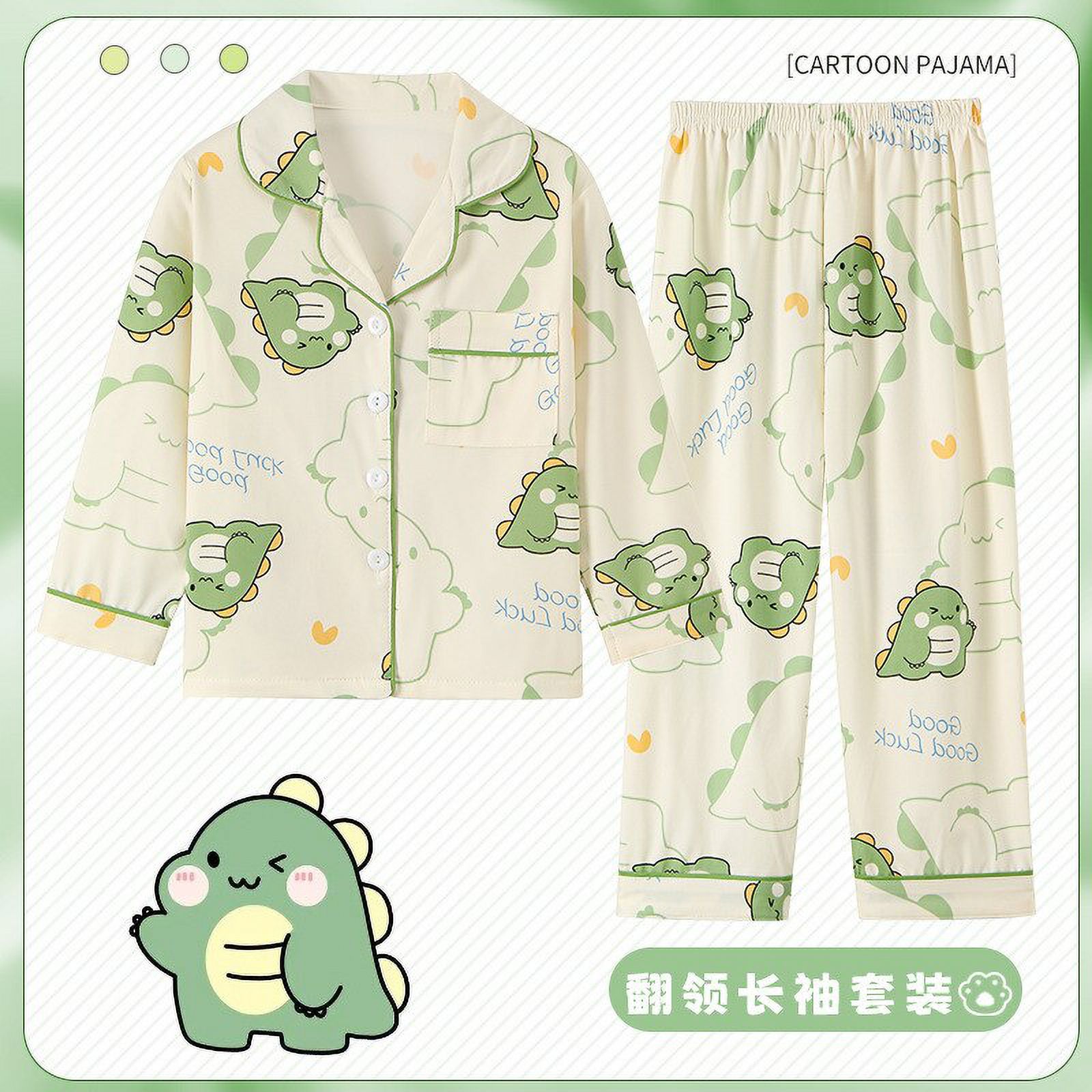 Kawaii Sanrio Hello Kitty Y2k Long Sleeve Pajamas Anime Cinnamoroll My ...