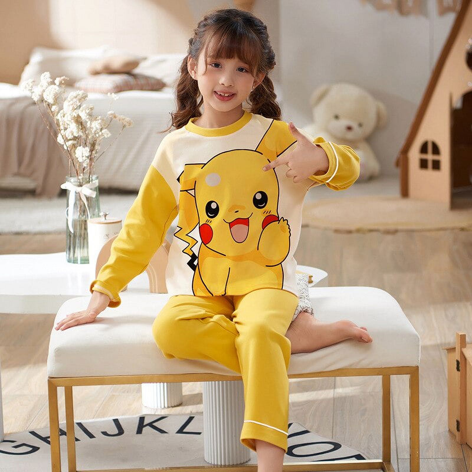 Kawaii Sanrio Hello Kitty Y2k Long Sleeve Pajamas Anime Cinnamoroll My ...