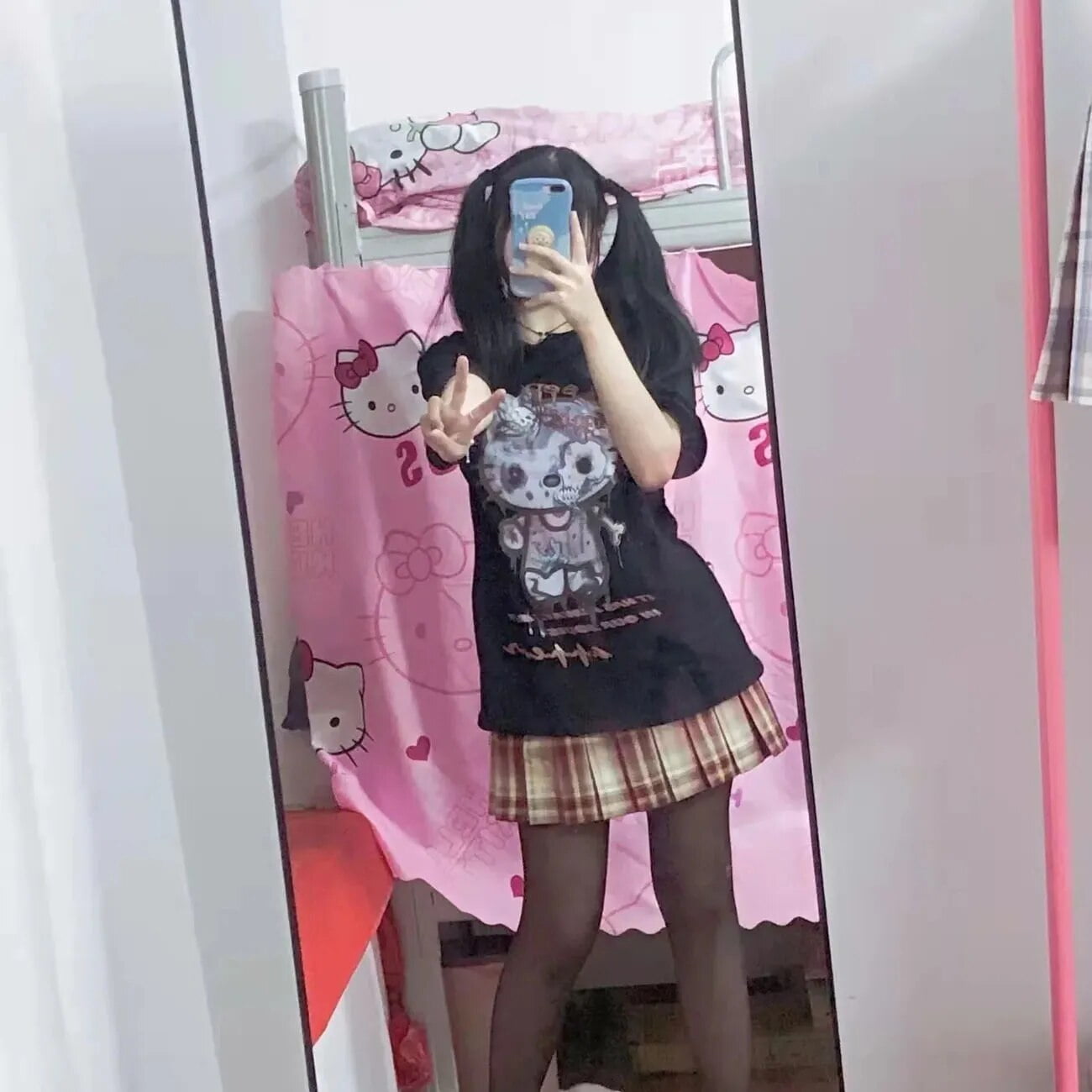 Kawaii Sanrio Hello Kitty Y2k T-Shirt Kuromi Cinnamoroll Cute Cartoon ...