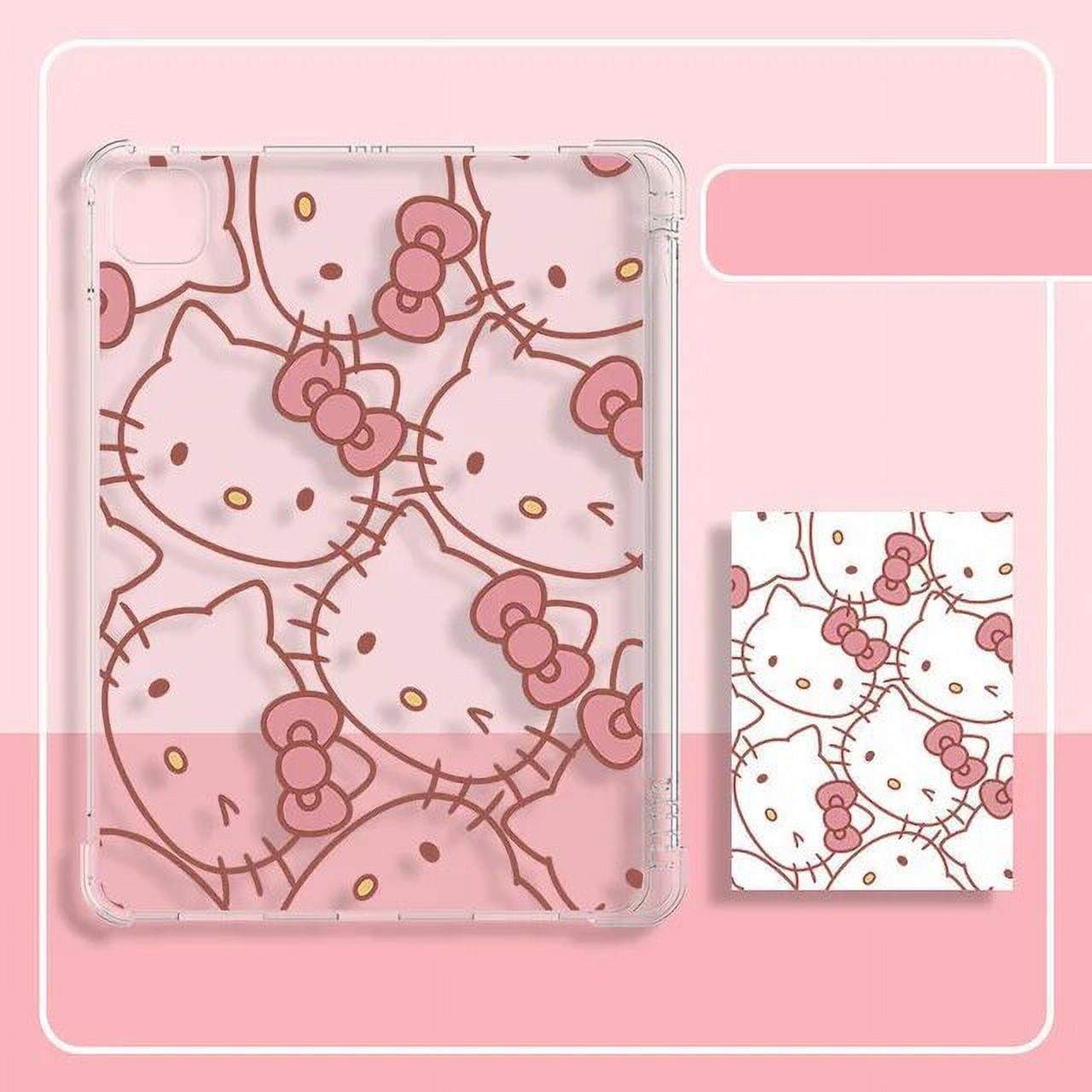 Kawaii Sanrio Hello Kitty ipad Case Cute Mini 6 5 4 Transparent Airbag ...