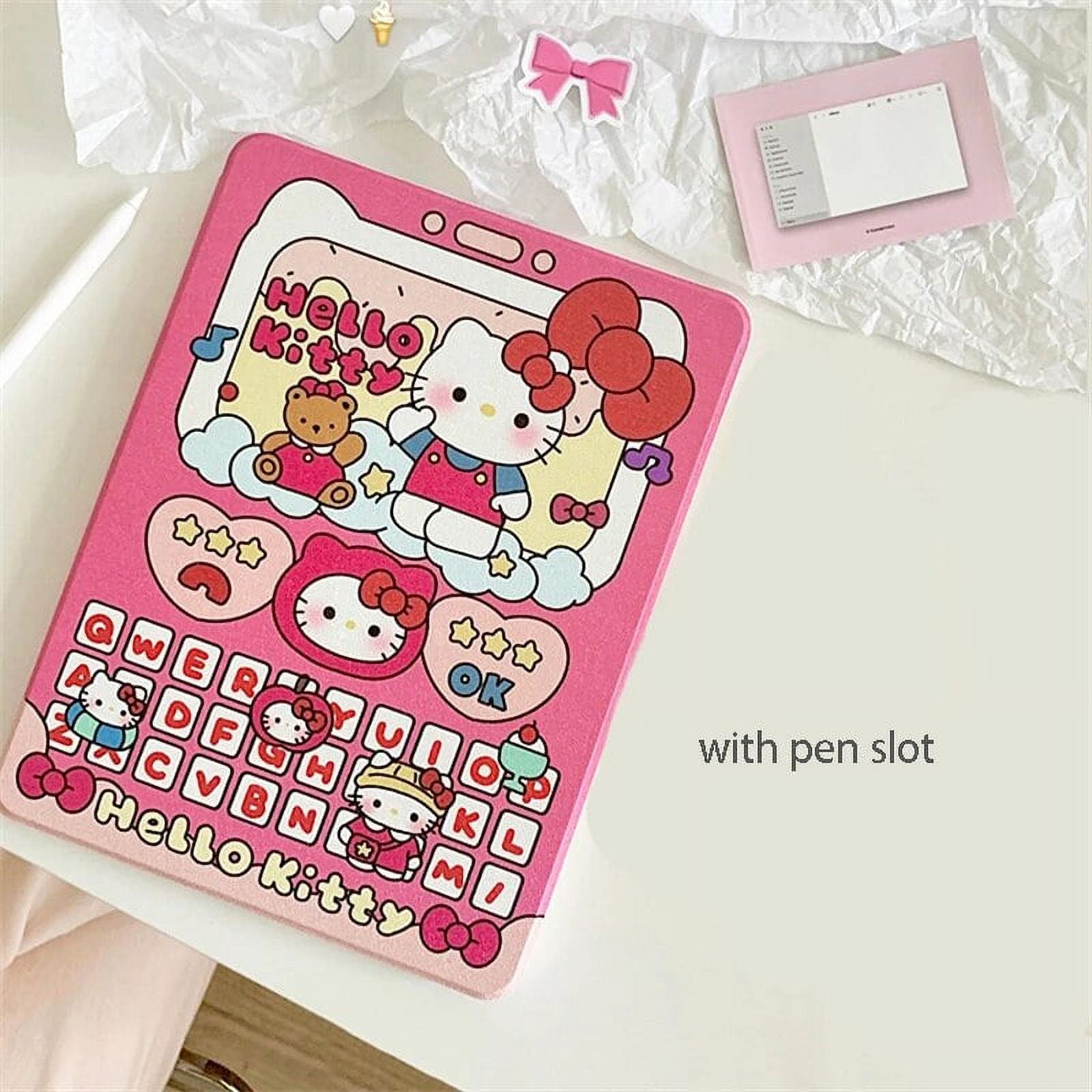 Kawaii Sanrio HelloKitty Ipad Case Cartoon Silicone Soft Shell for Ipad Pro 20 21 22 11 Inch 12. ...