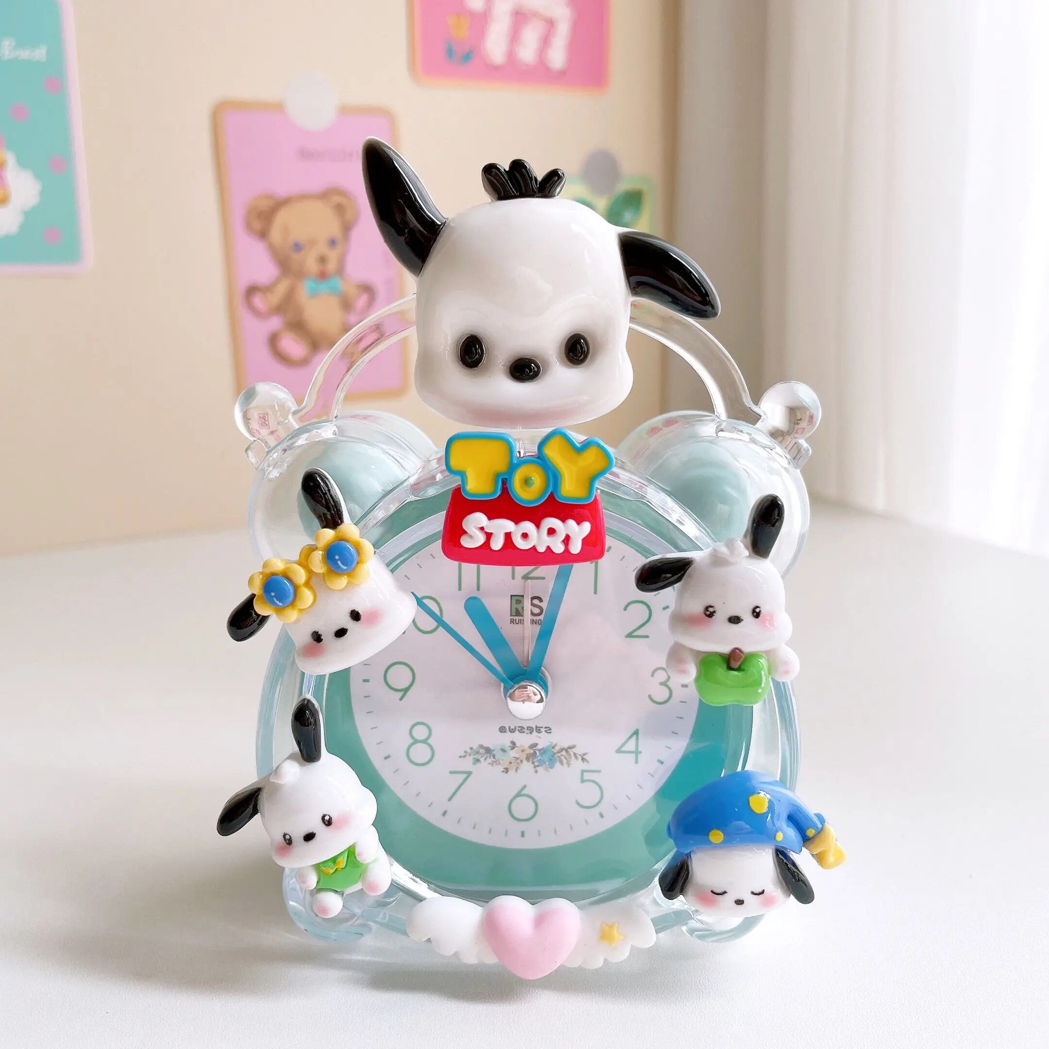 Kawaii Sanrio Hellokitty Mymelody Cinnamoroll Alarm Clock Anime Kitchen ...