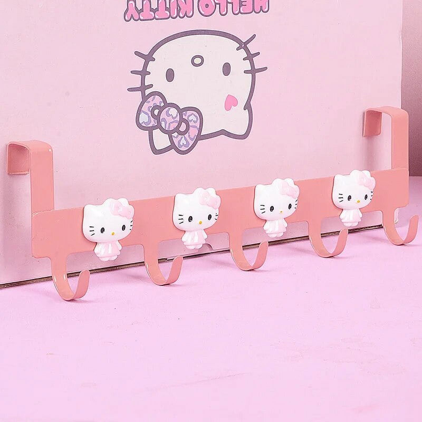 Kawaii Sanrio Hellokitty Wall Hanging Shelf Cute Anime Nail-Free ...