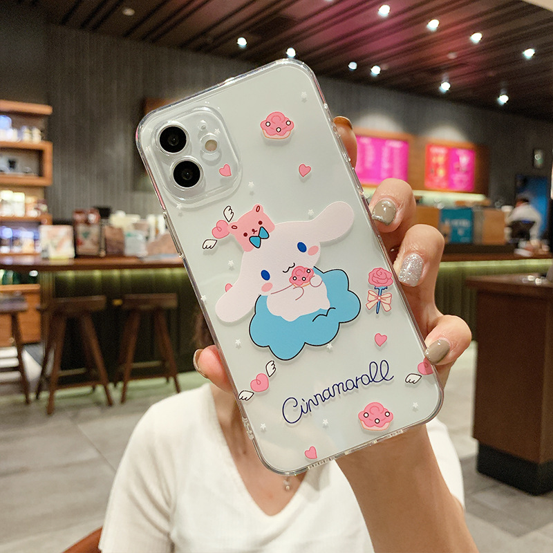 Kawaii Sanrio Iphone Case My Melody Cinnamoroll Cartoon Suitable ...